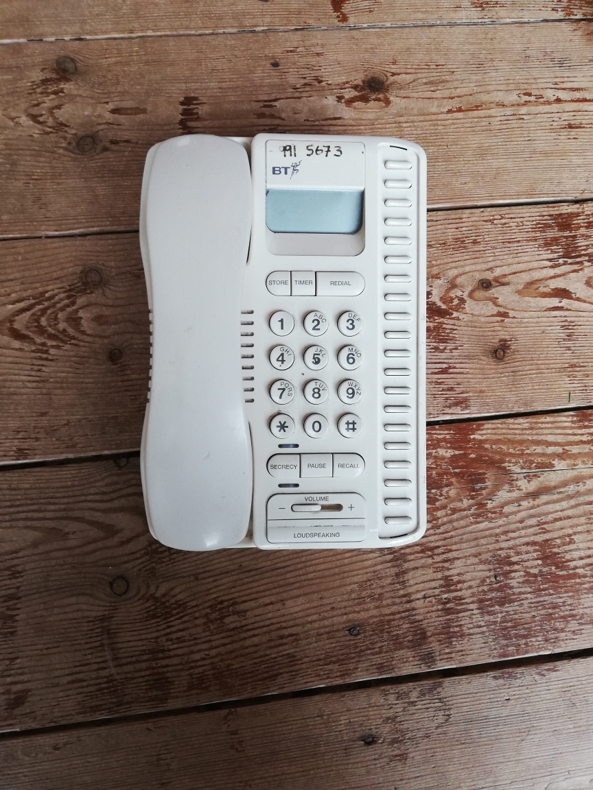 Phone – BT Relate 300 Cream – Revival Props