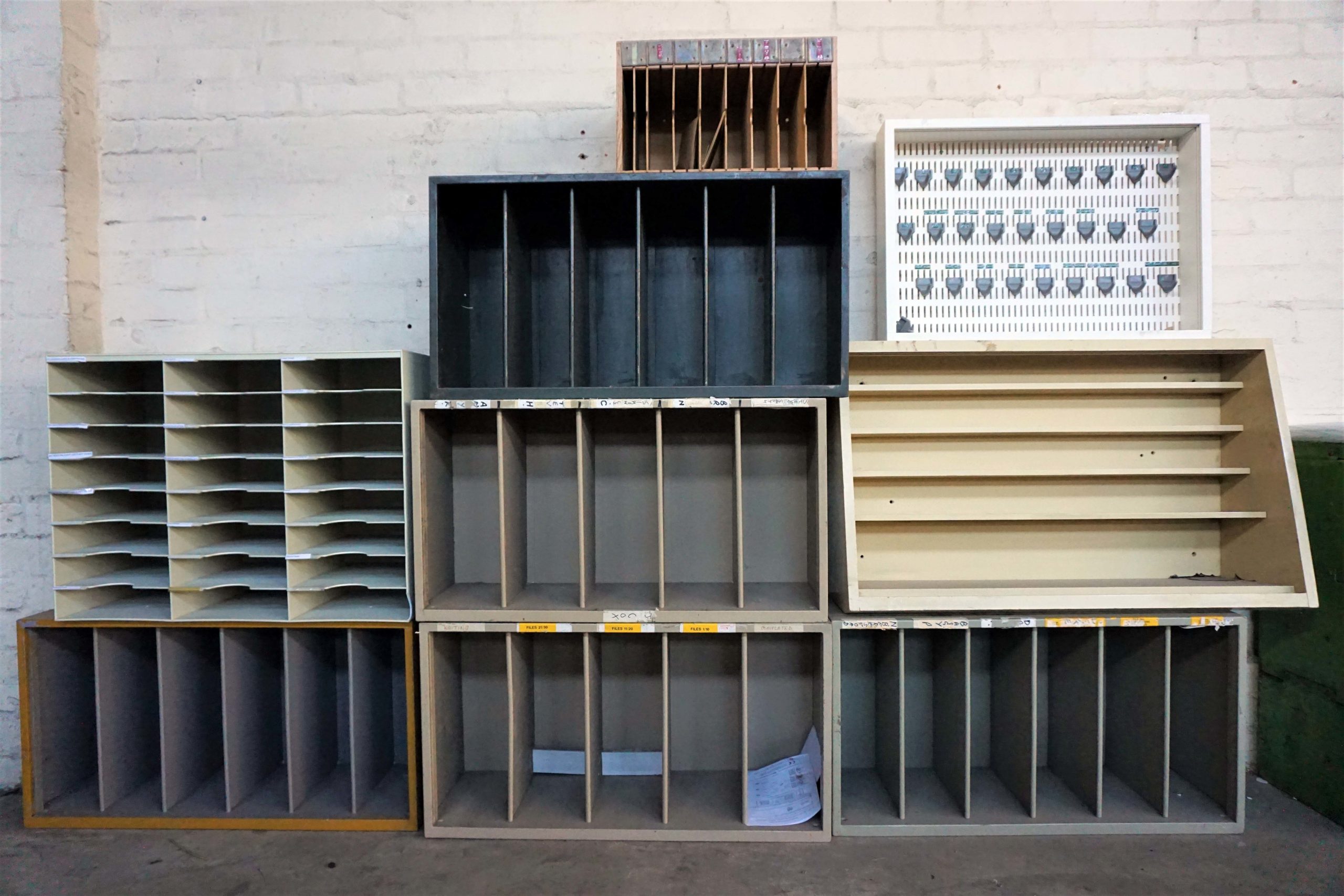 Filing – Steel Vertical Pigeon Holes – Revival Props