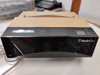 Fax Machine – Merlin B1 (1984)/In Working Order – Revival Props