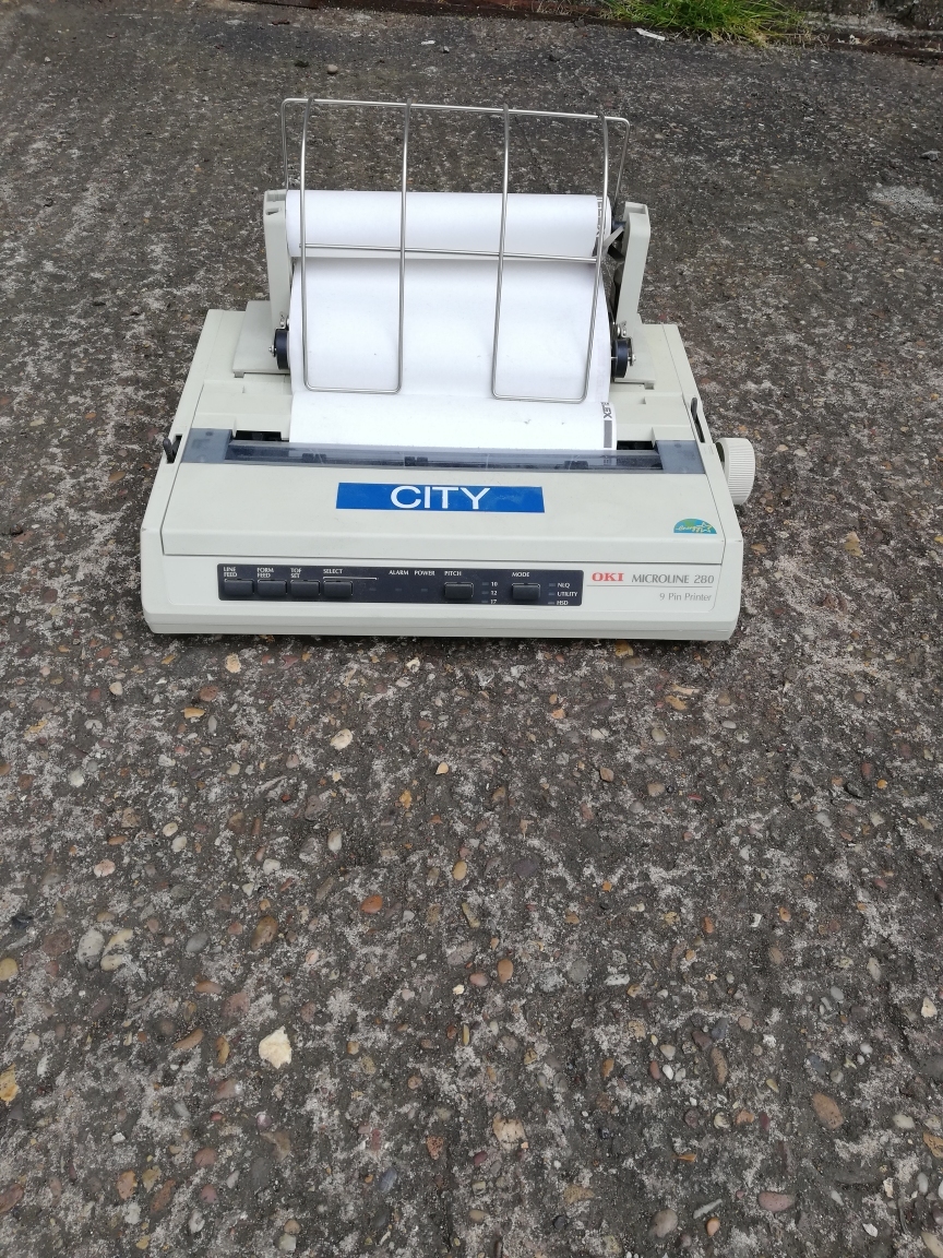 Printer – OKI Microline 280 9 Pin Printer – Revival Props