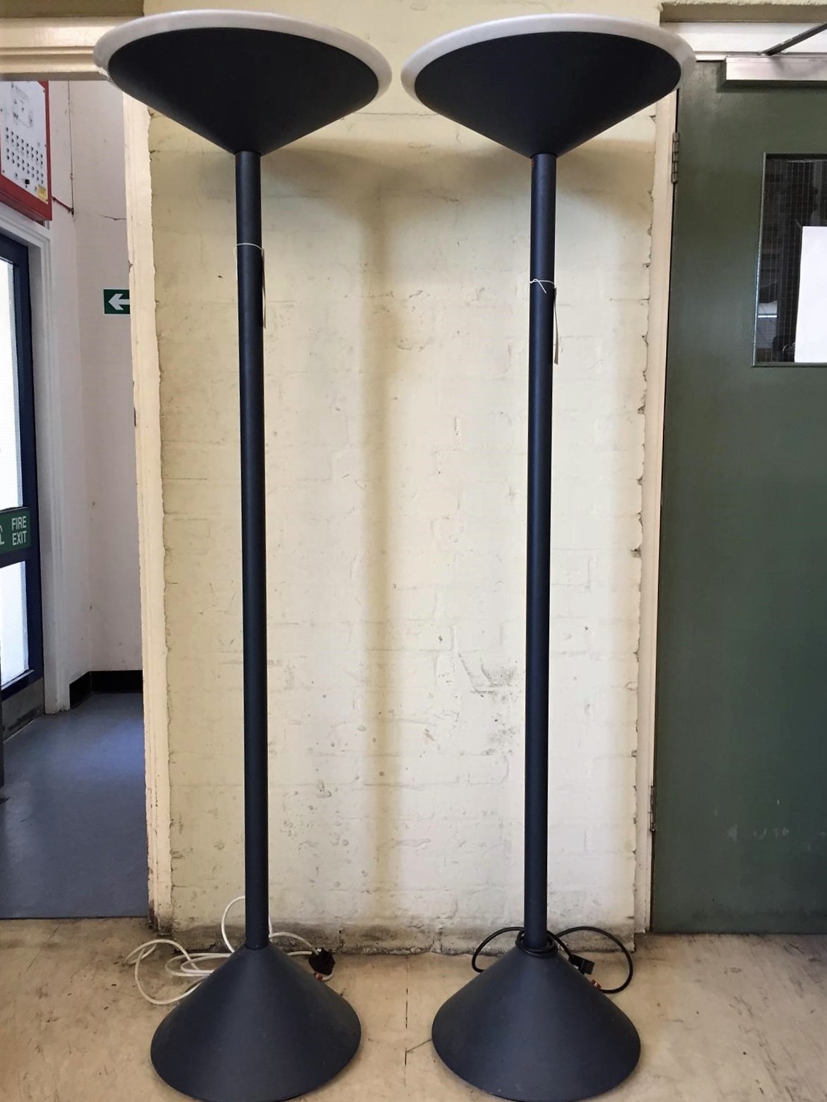 Lighting – Black Conical Uplighter – Revival Props