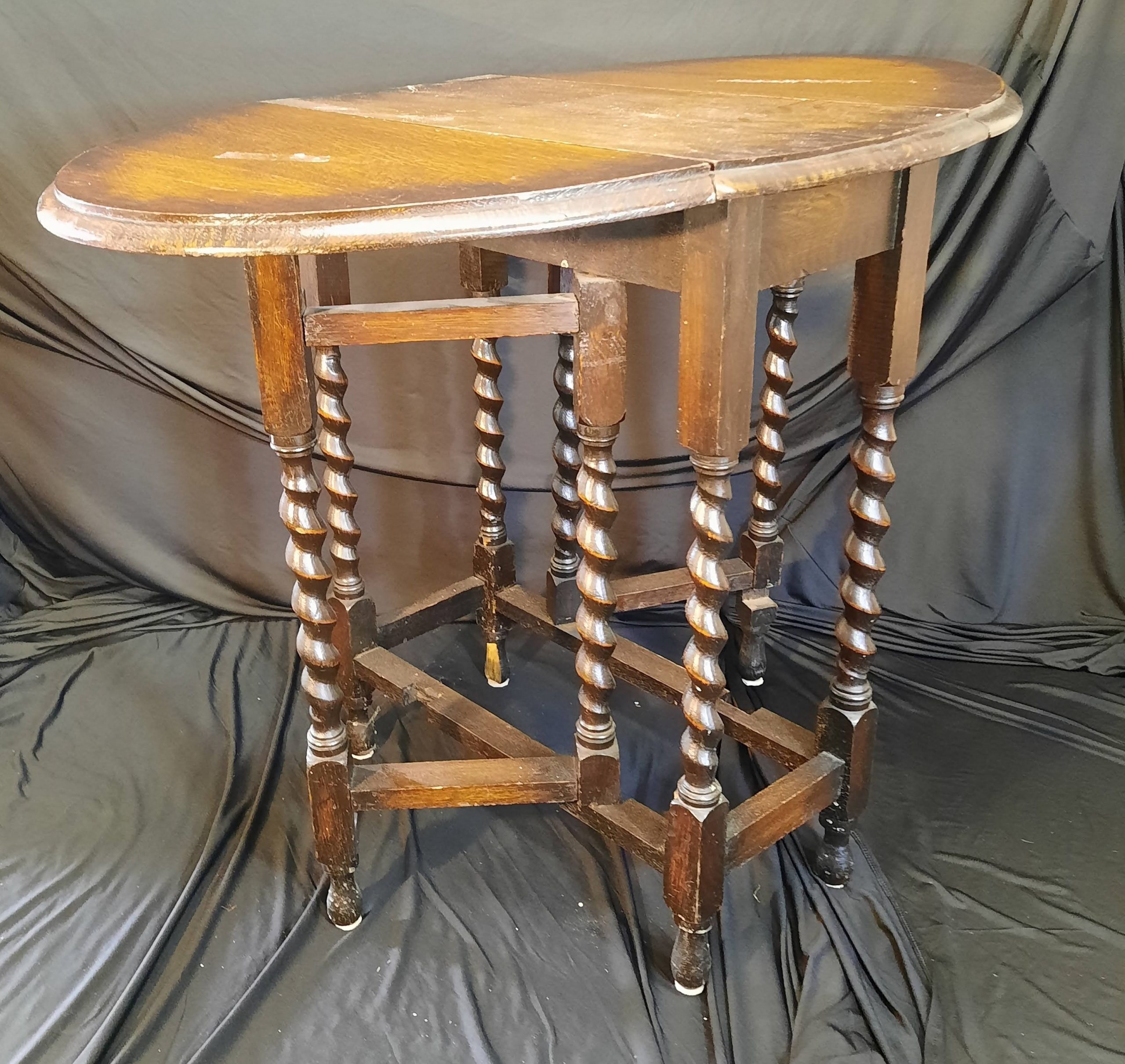 Side Table – Folding Sides – Revival Props