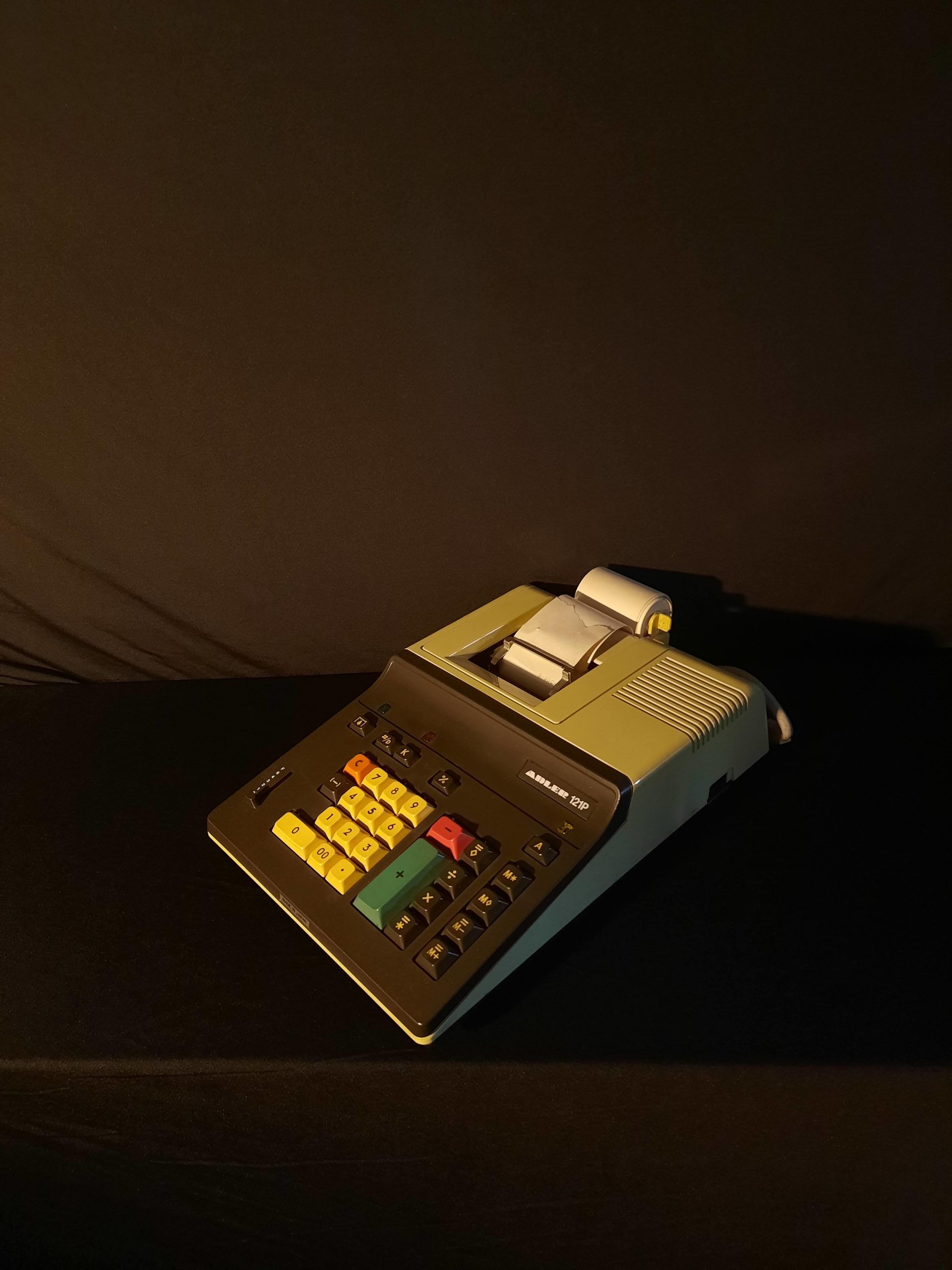 Cash Register – Adler 121P Printing Calculator (1973) – Revival Props
