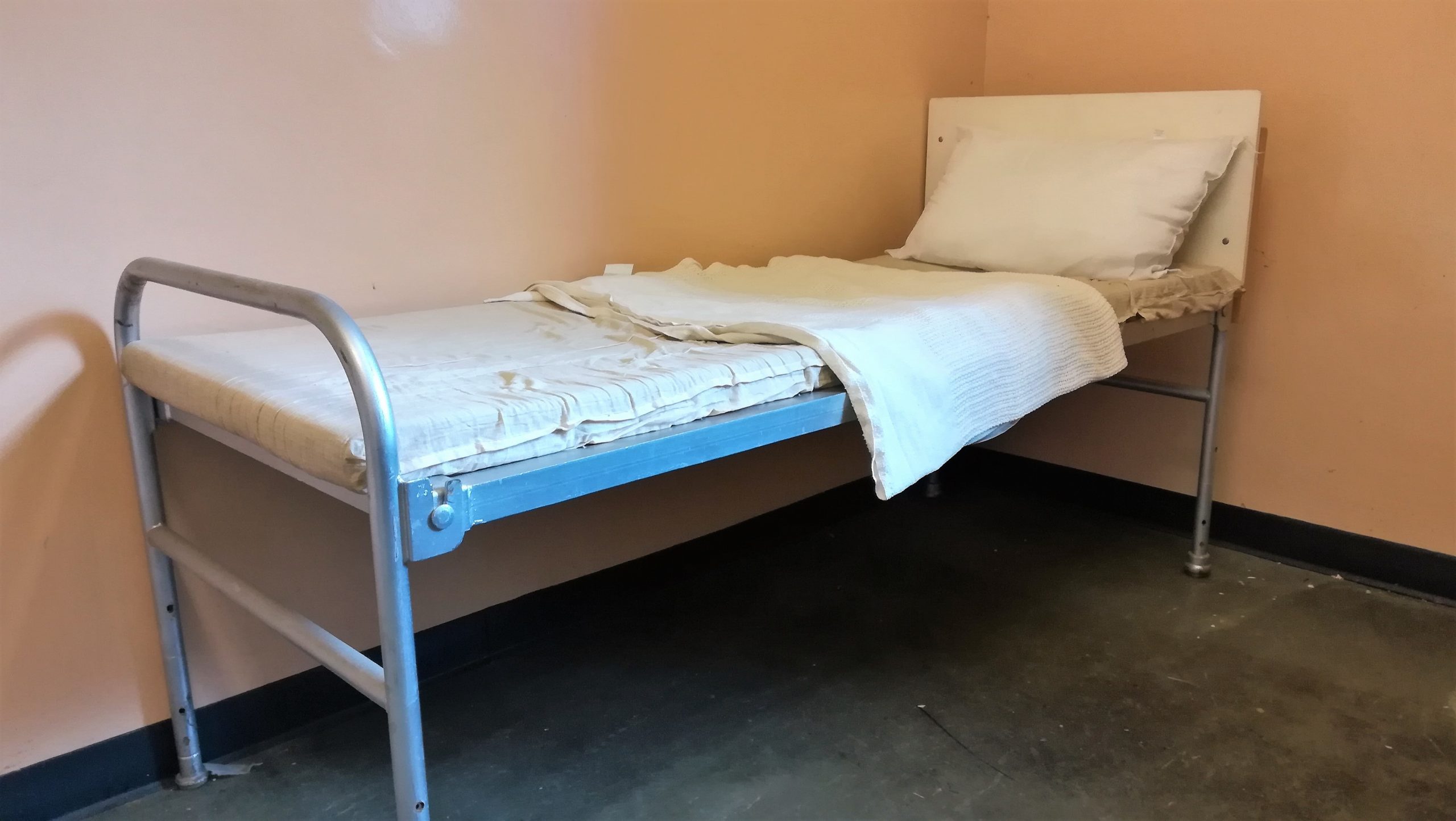 Medical – Institutional Single Bed (& Mattress) – Revival Props