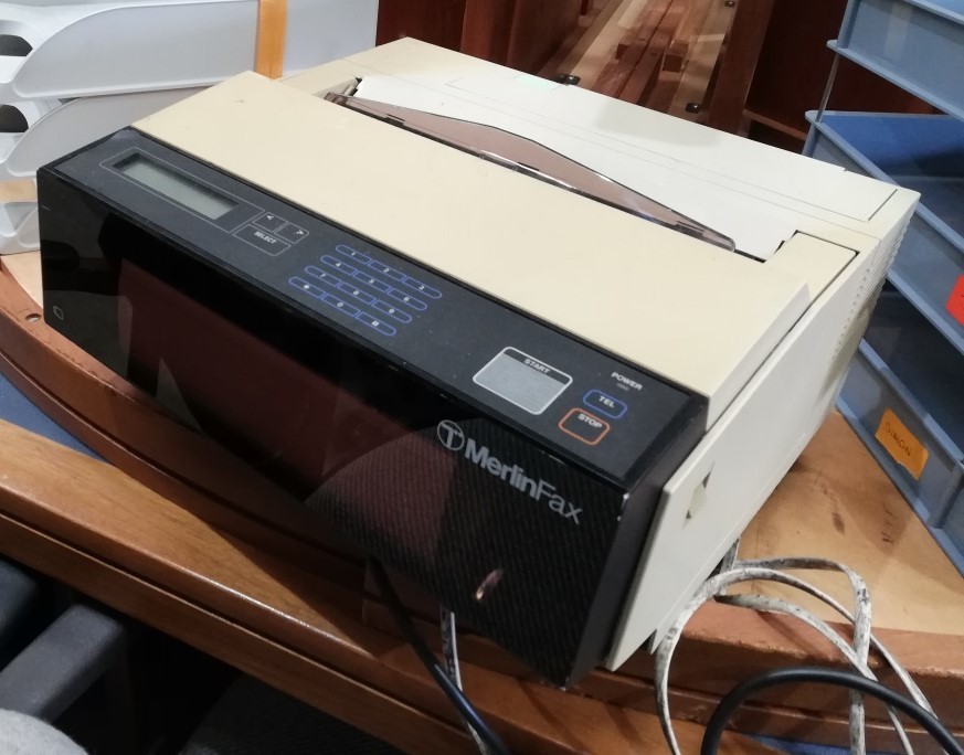 Fax Machine – Merlin B1 (1984) – Revival Props