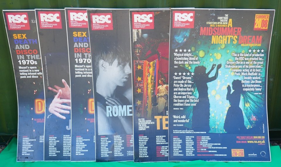 RSC Advertising Posters – Revival Props