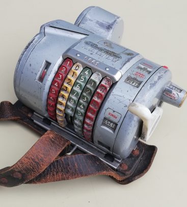 Vintage Bus Ticket Machine – Almex (1960s) – Revival Props