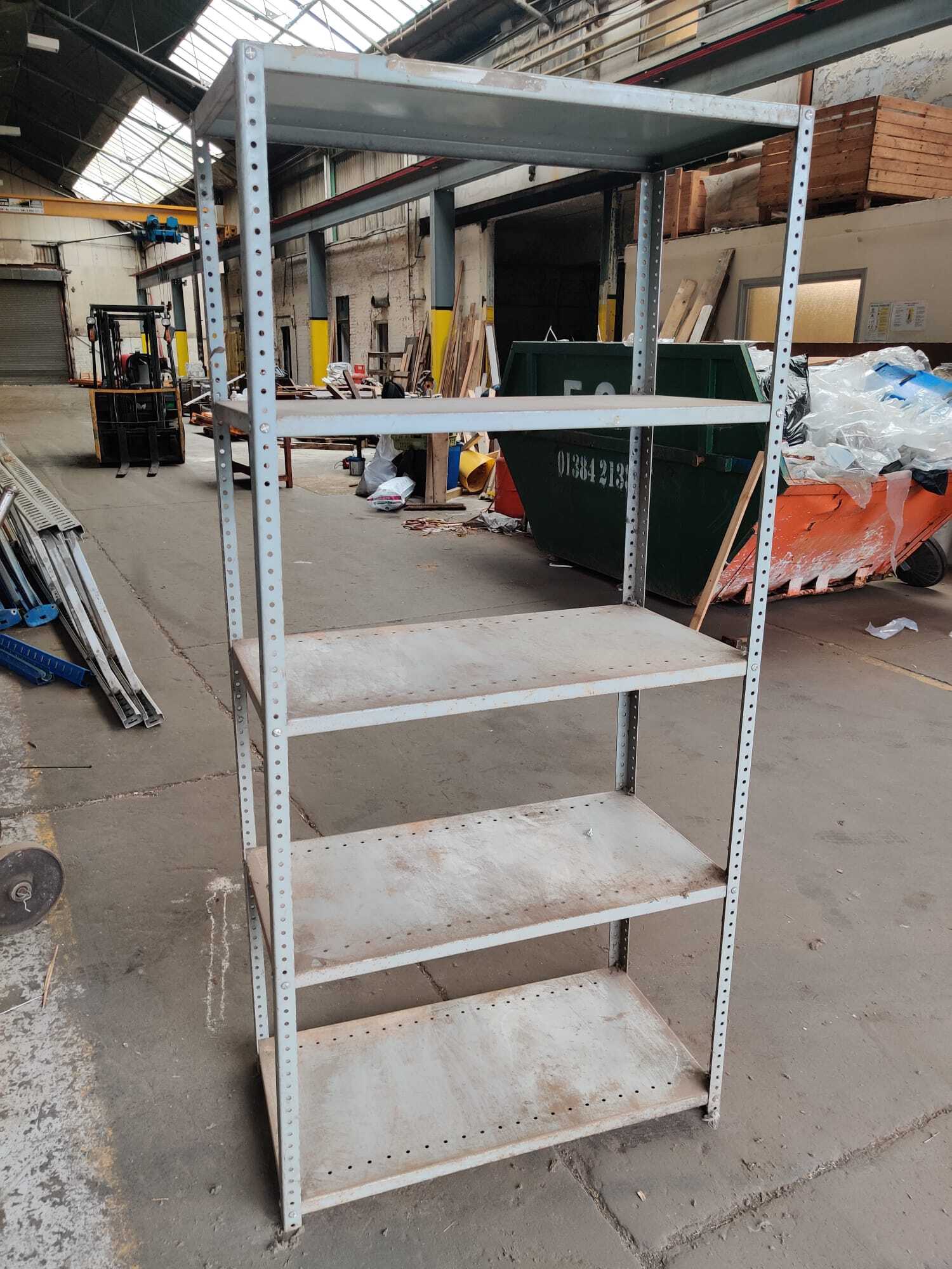 Dexion Shelving (Grey) (1970s) – Revival Props