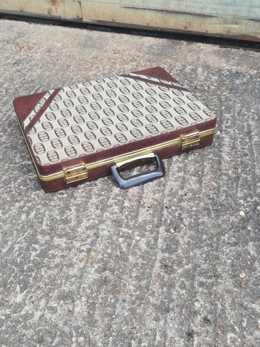 Suitcase – Brown & Cream – Revival Props